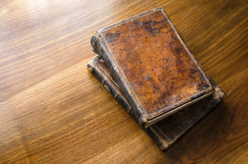 Old books on a table stock photo. Image of text, archive - 28218580