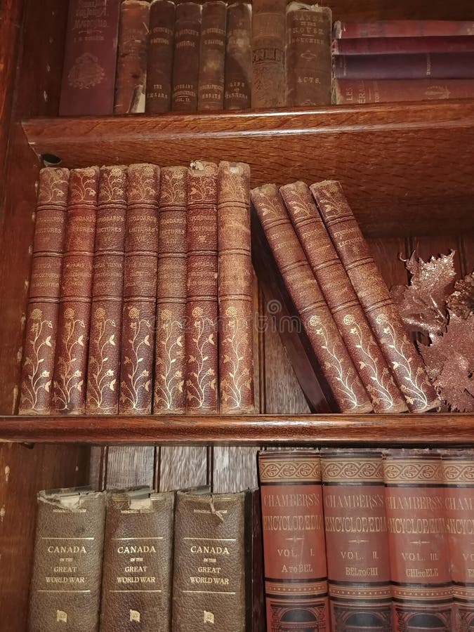 Old Books from Windsor Manor Editorial Stock Photo - Image of ...