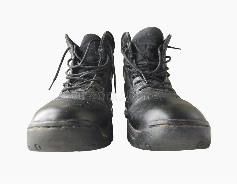 Old Boots stock image. Image of soil, boots, string, angle - 15161555