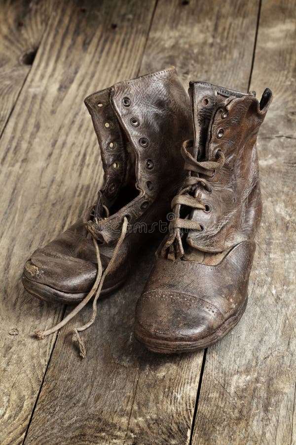 Old boots stock photo. Image of space, shelf, floor, still - 40546410
