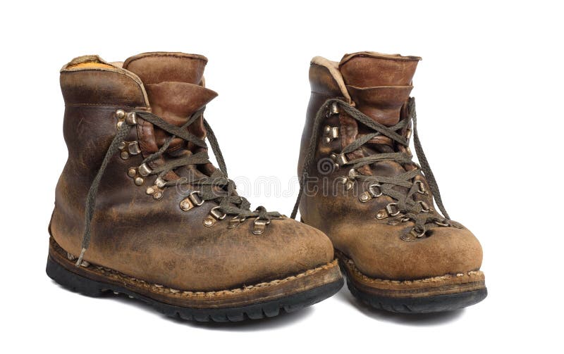 Old boots used stock image. Image of shabby, mountain - 83867095