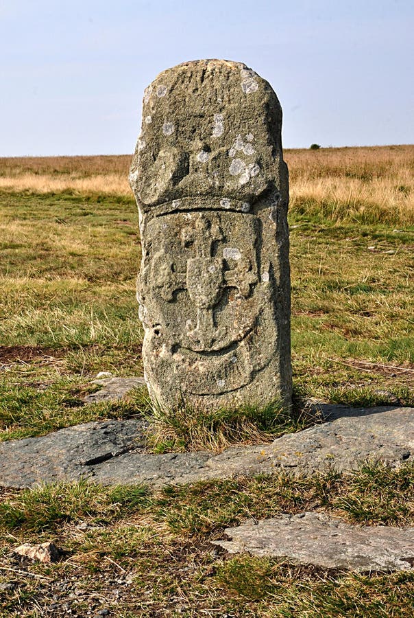 Old border stone stock image. Image of historical, stone - 164663929