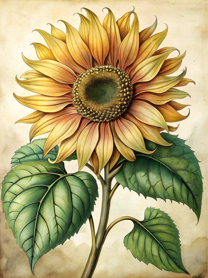 Old Botanical Hyper-detailed Illustration, Pattern Design, AI Generated ...