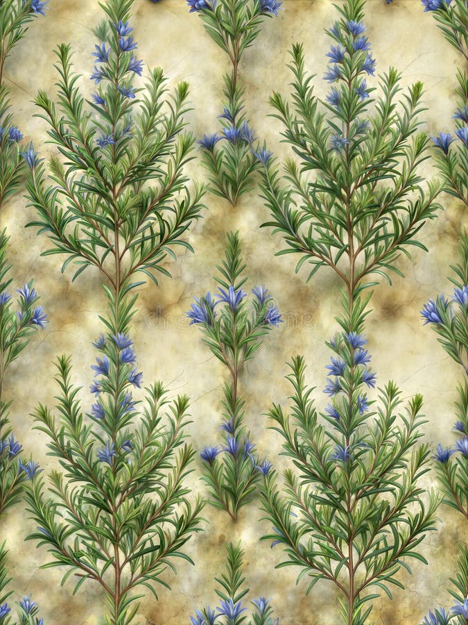 Old Botanical Hyper-detailed Illustration, Pattern Design, AI Generated ...