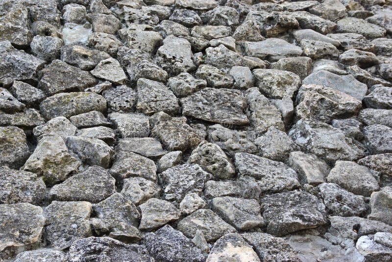 Old Boulder Wall stock photo. Image of flagstone, isolated - 46196006