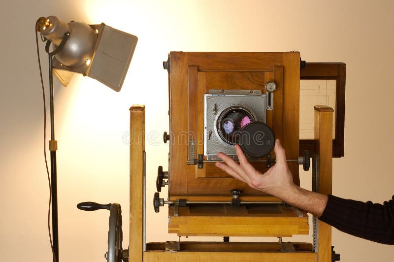 Old Box Camera stock image. Image of light, remove, focus - 7505921
