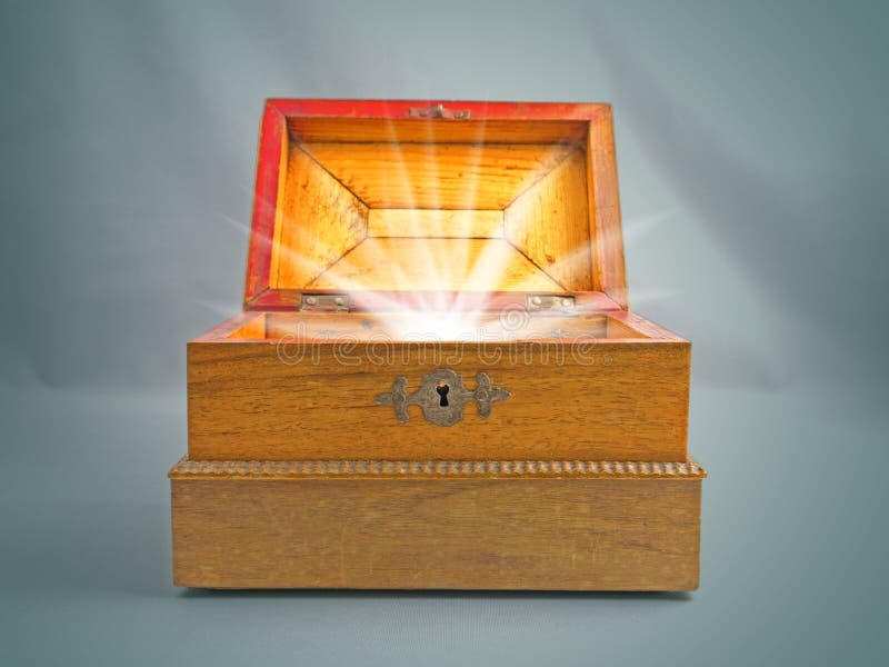 An old box stock photo. Image of keyhole, brown, metal - 36457566