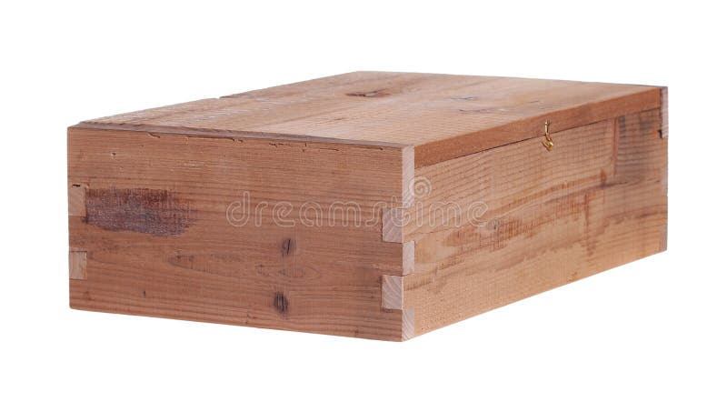 Old box made of wood stock image. Image of business, container - 28339055