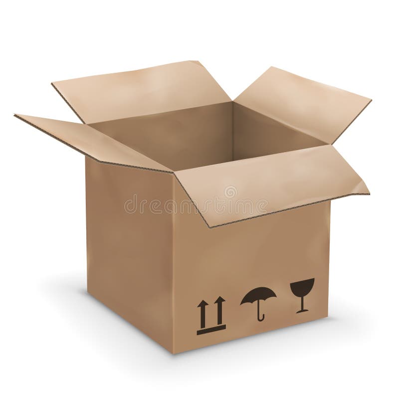 Old box stock vector. Illustration of space, freight - 56020572