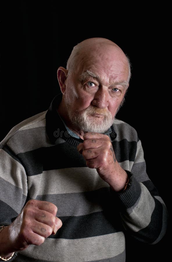 Old Boxer stock image. Image of fight, senior, boxer, gloves - 7635035