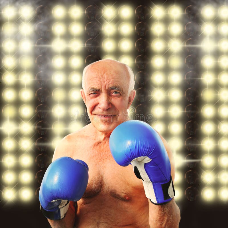 Senior Boxer stock photo. Image of handsome, fitness - 40502276