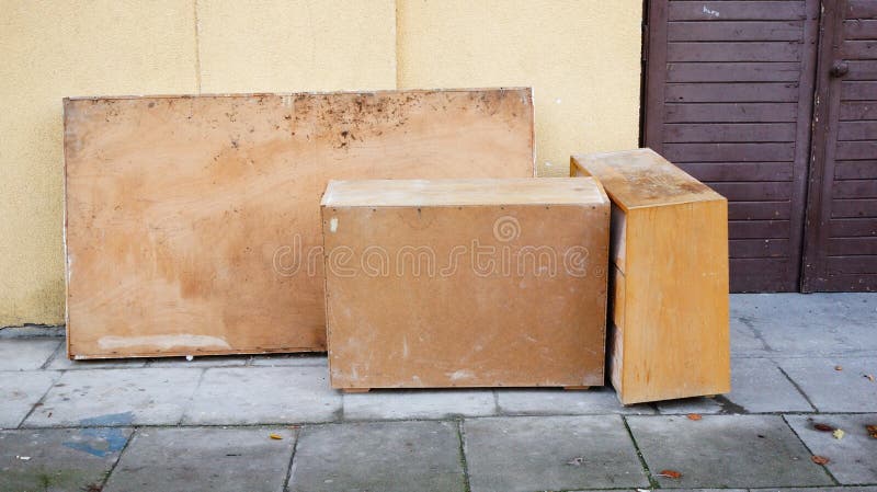 Old boxes stock image. Image of wood, standing, wooden - 45730747
