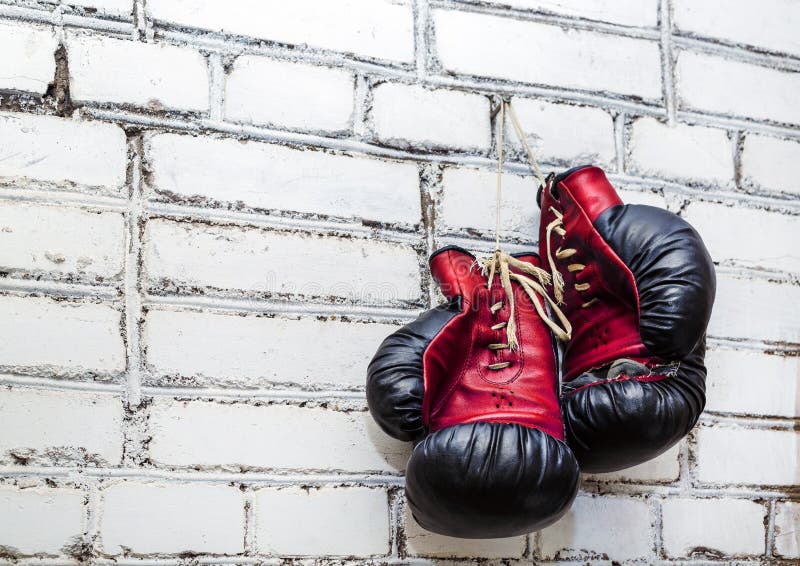 271 Old Red Boxing Gloves Hanging Stock Photos - Free & Royalty-Free ...
