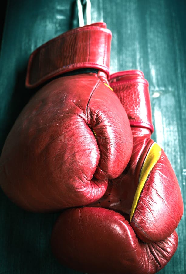 271 Old Red Boxing Gloves Hanging Stock Photos - Free & Royalty-Free ...