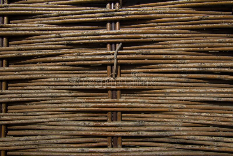 Old Braided Wood Texture Pattern Stock Image - Image of closeup, brown ...