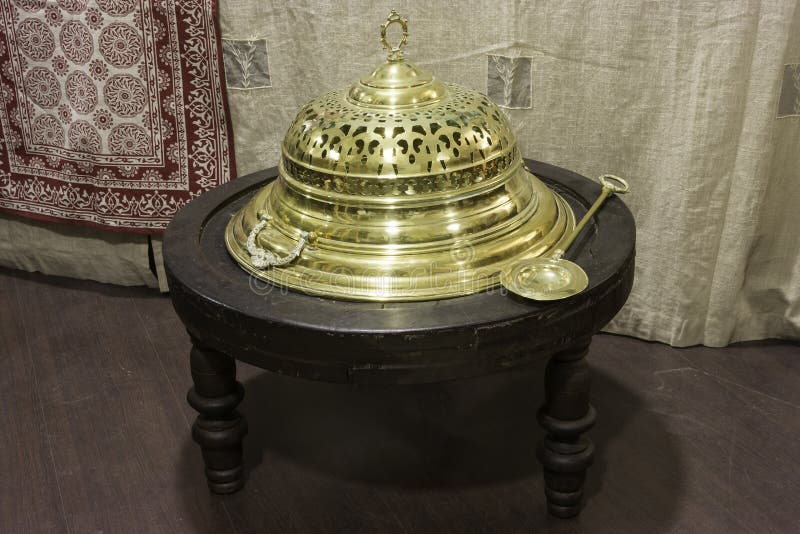 Old Brass Brazier stock photo. Image of handwork, hook - 43545508