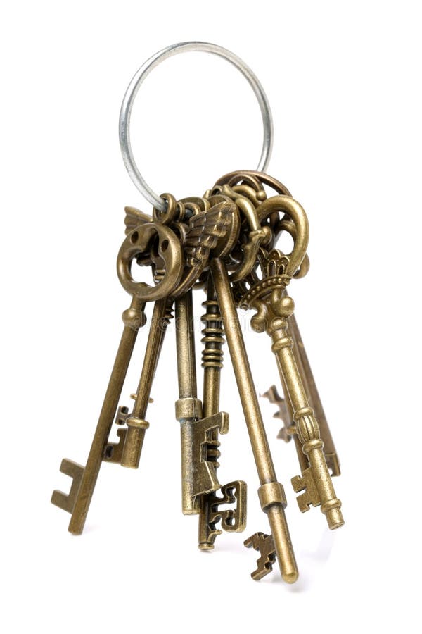 Old brass key stock image. Image of curve, master, bronze - 66870427