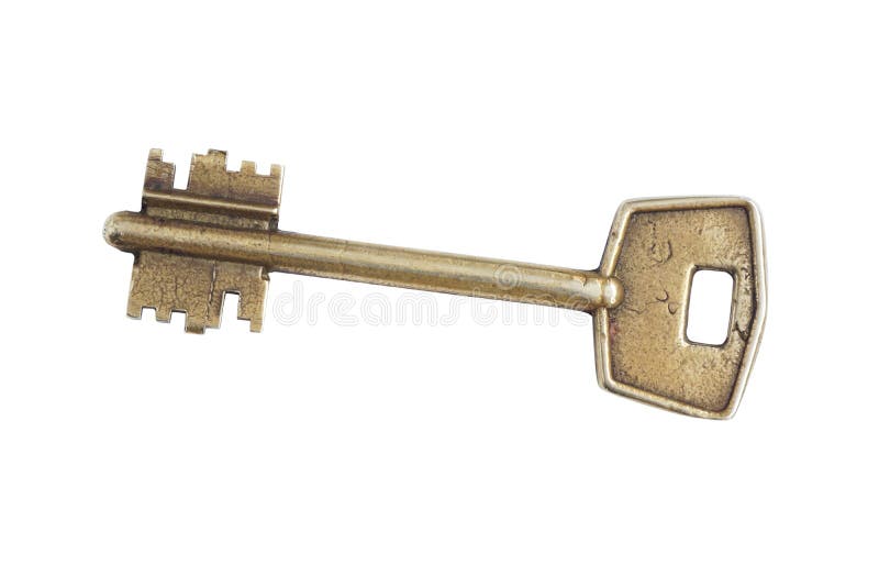 Old brass key. stock photo. Image of house, imagery, dirty - 40100826