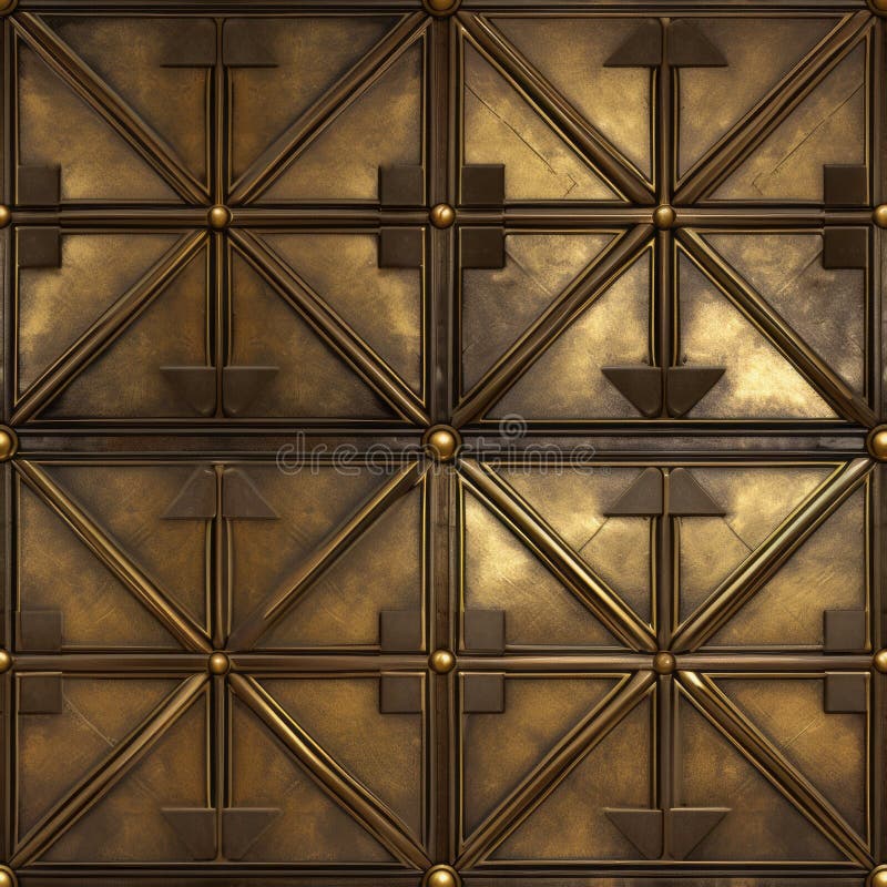 Old Brass Panel Texture with Beams Texture , Generated by AI Stock ...