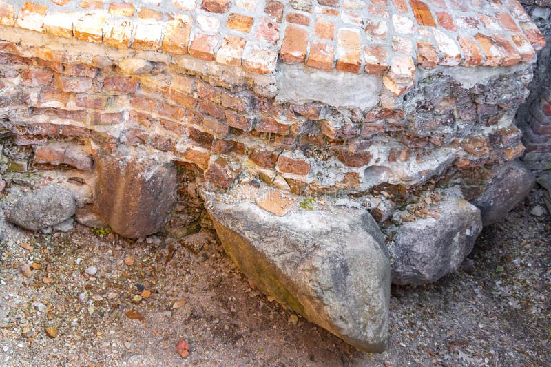 Old Brest Fortress Castle Building Wall Gate Ruins Texture Belarus ...