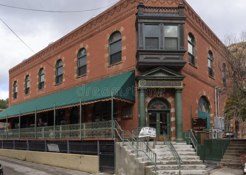 Old Brewery Building in Bisbee, AZ Editorial Stock Photo - Image of ...