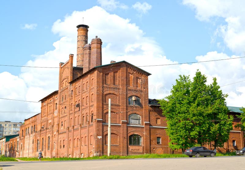 The Old Brewery Building 1877. Rybinsk Stock Image - Image of ...