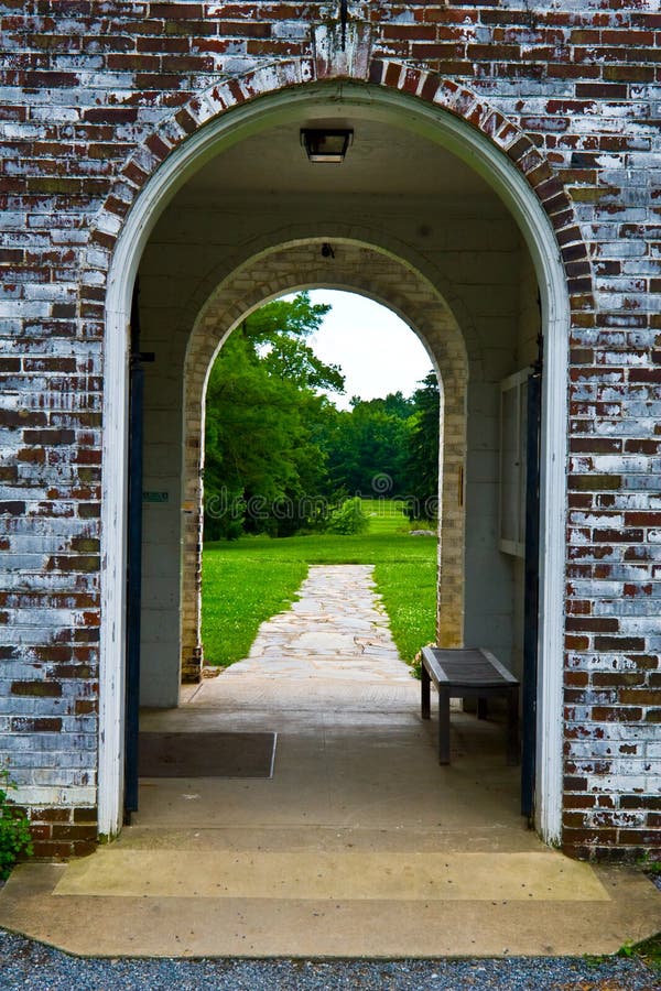 Old Brick Archway stock photo. Image of future, doorways - 13663076