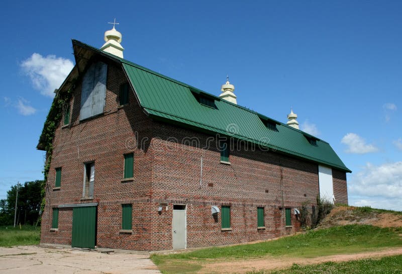 Old brick barn stock photo. Image of storage, fireproof - 3538978