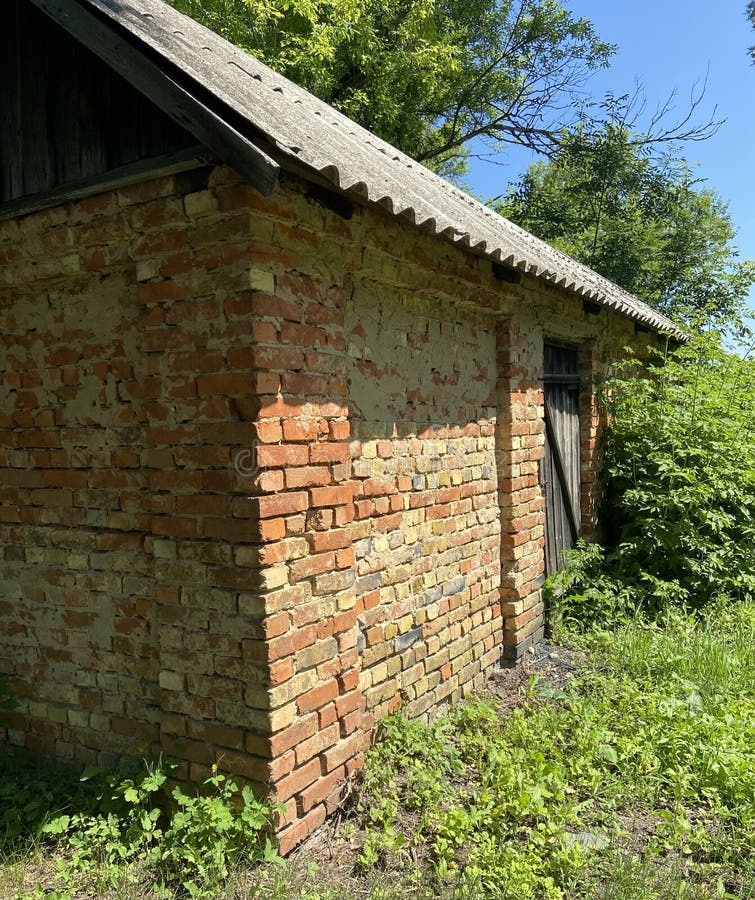 Red Barn with Slate Roof and Cupola Stock Photo - Image of copula ...