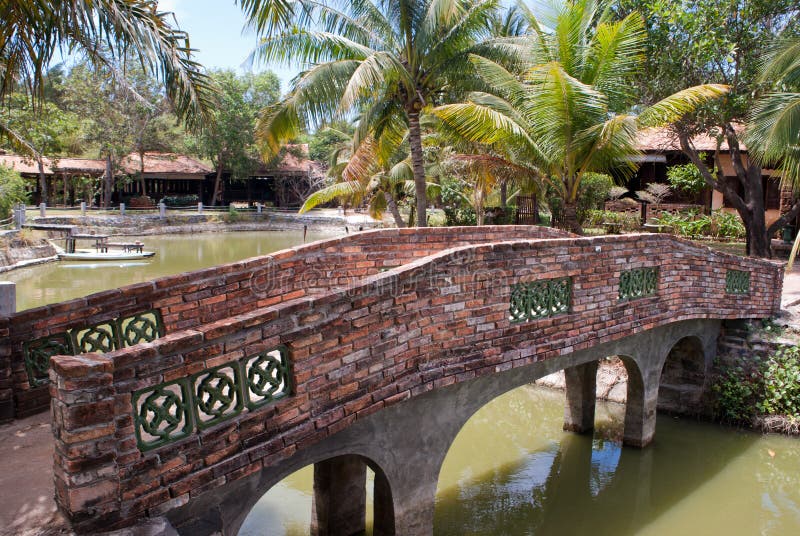 Old brick bridge stock image. Image of bridge, french - 18722195