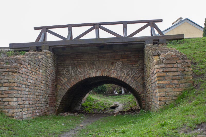 An Old Brick Bridge,old Brick Bridge Restored Entrance To the Castle ...