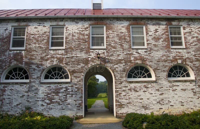 Old Brick Building stock image. Image of mansion, blandy - 3114419