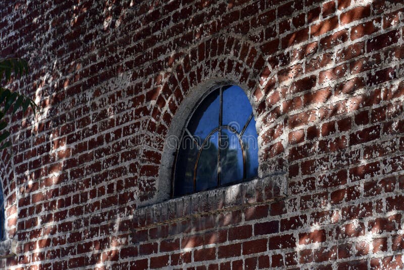 Old Brick Building with Windows Stock Image - Image of stone, broken ...