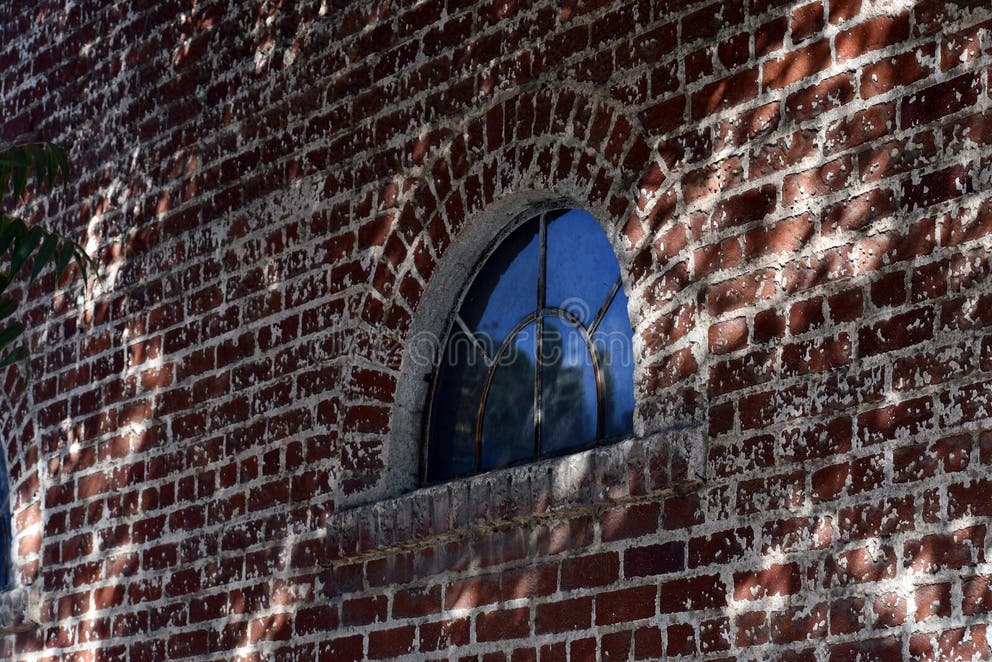 Old Brick Building with Windows Stock Photo - Image of building ...