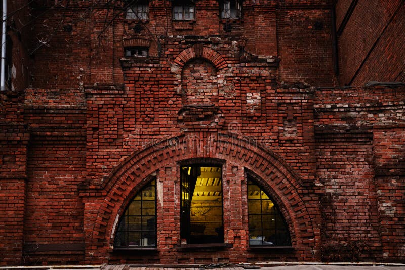Old Brick Buildings at the Badayevsky Plant in Moscow Stock Photo ...