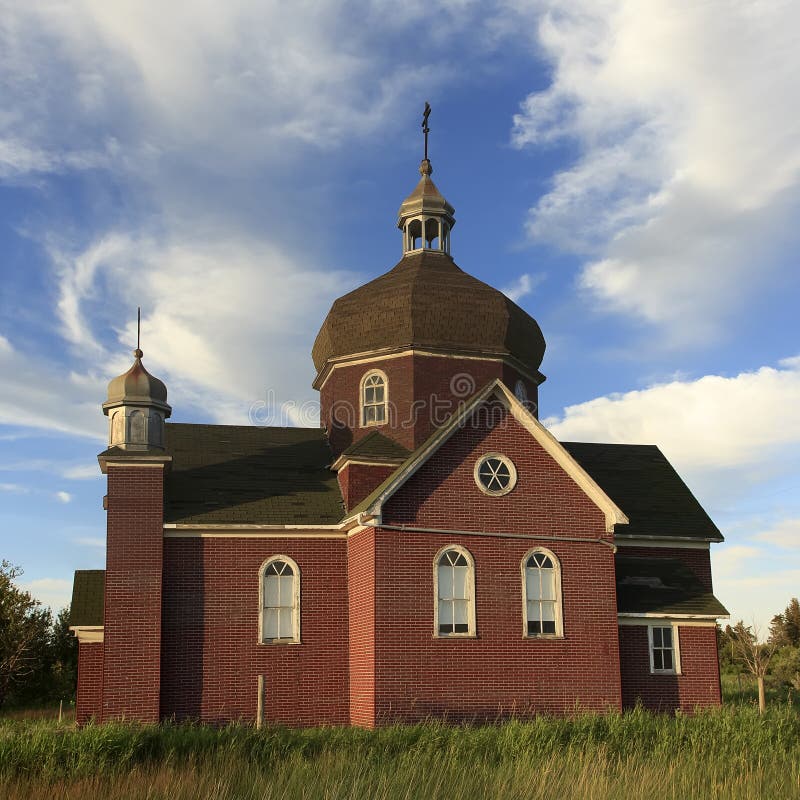 Old Brick Church stock photo. Image of building, brick - 29449374