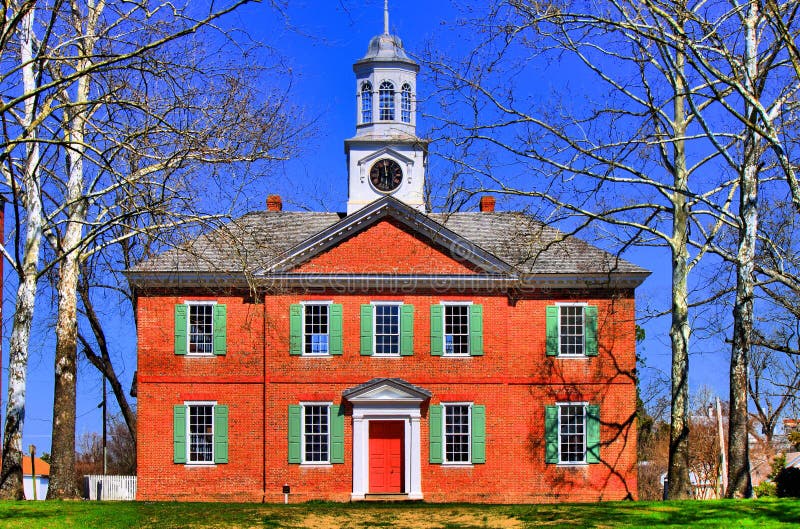 1776 Courthouse stock image. Image of outside, landscape - 29992211