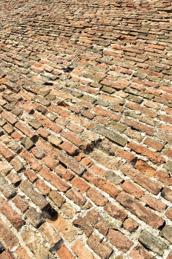 Old brick floor ground stock image. Image of shape, floor - 26855563