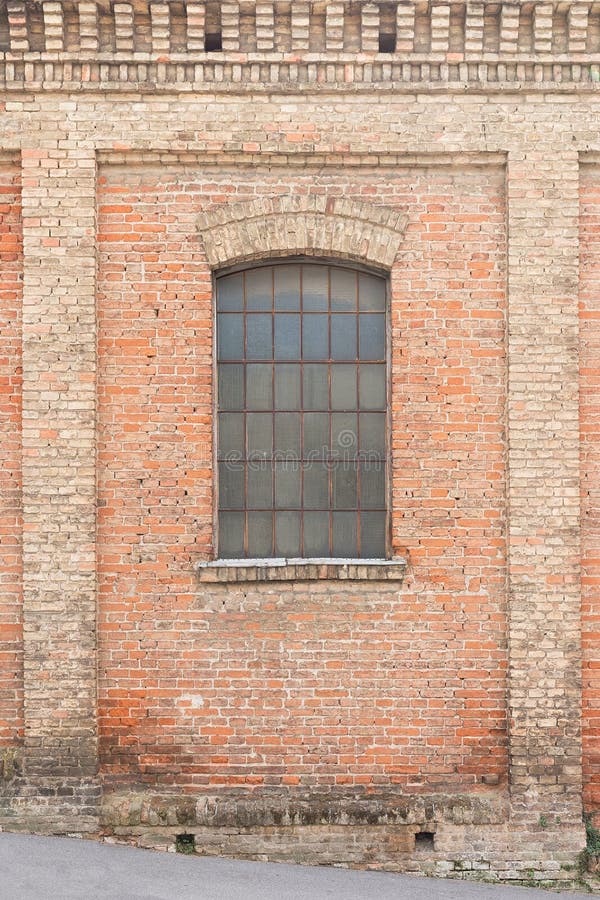 Old brick house and window stock image. Image of abstract - 99286227