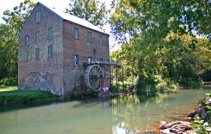 Old Brick Mill stock photo. Image of maintenance, restore - 100296240