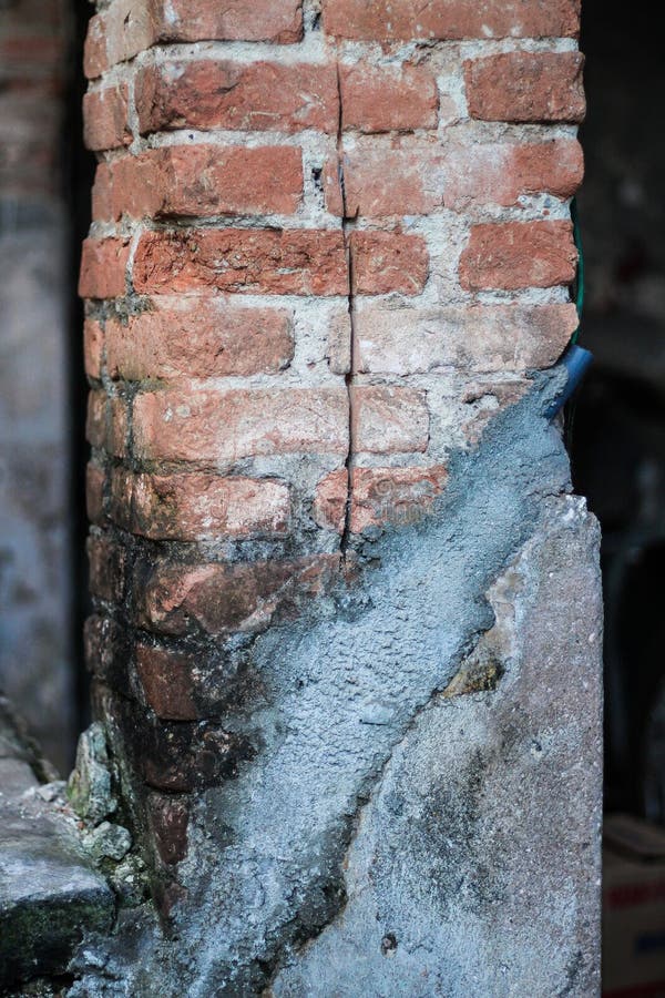 Old Brick Pillar stock photo. Image of column, construction - 125555416