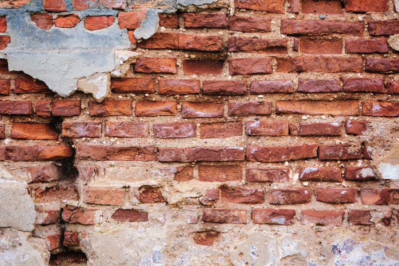 Old Brick Red Wall,brickwork from an Old Brick in Rustic Style ...