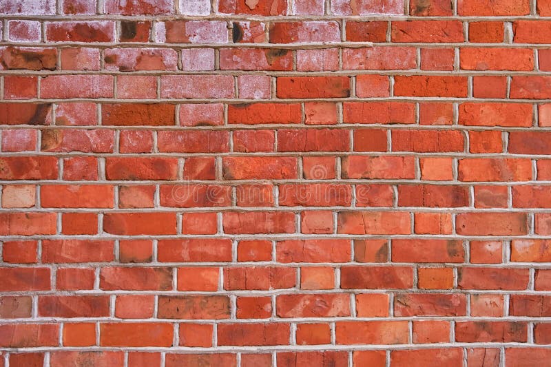 Old Brick Red Wall, Brickwork from an Old Brick in Rustic Style ...