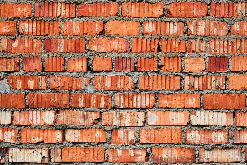 Old Brick Red Wall Brickwork from an Old Brick in Rustic Style ...