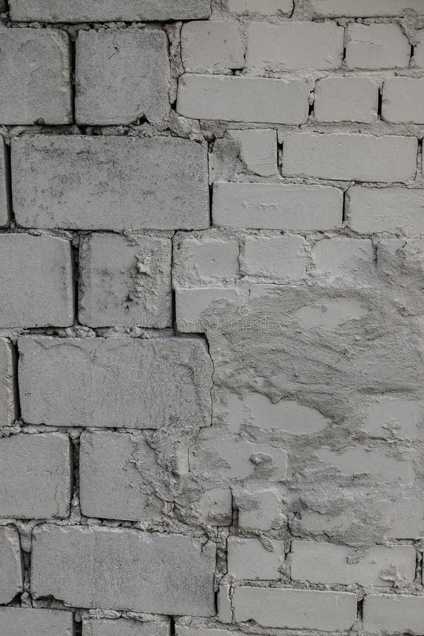 The Old Brick and Stone Wall with Plaster Stock Photo - Image of ...