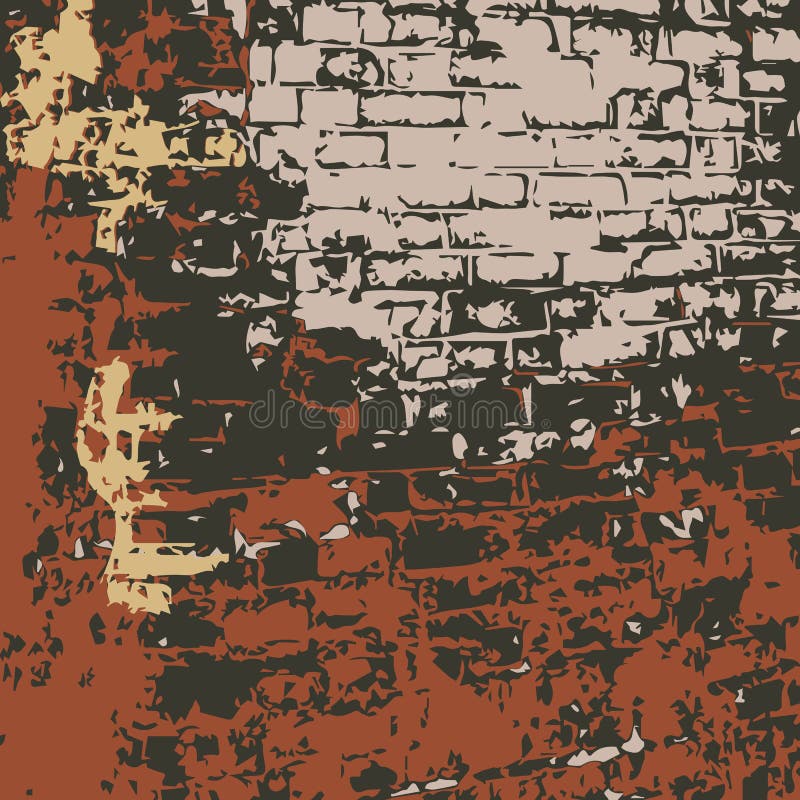 Old_brick stock vector. Illustration of vector, cobble - 89733450