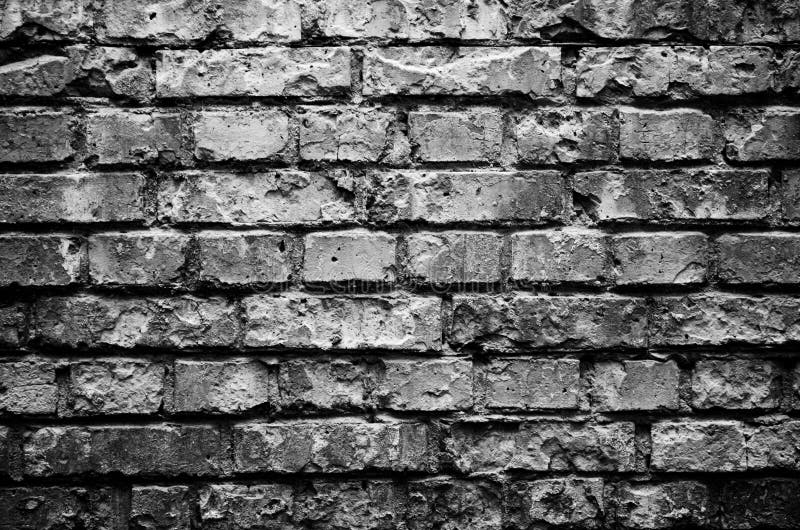 Old Brick Wall Background. Black Wallpaper Rough Brick Wall Stock Image ...