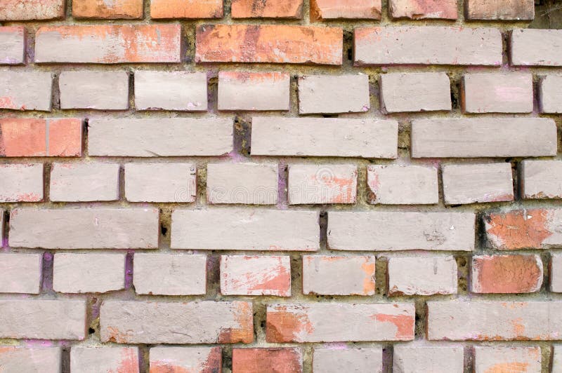 Brick Wall, Rust-coloured Texture Stock Image - Image of design, wall ...