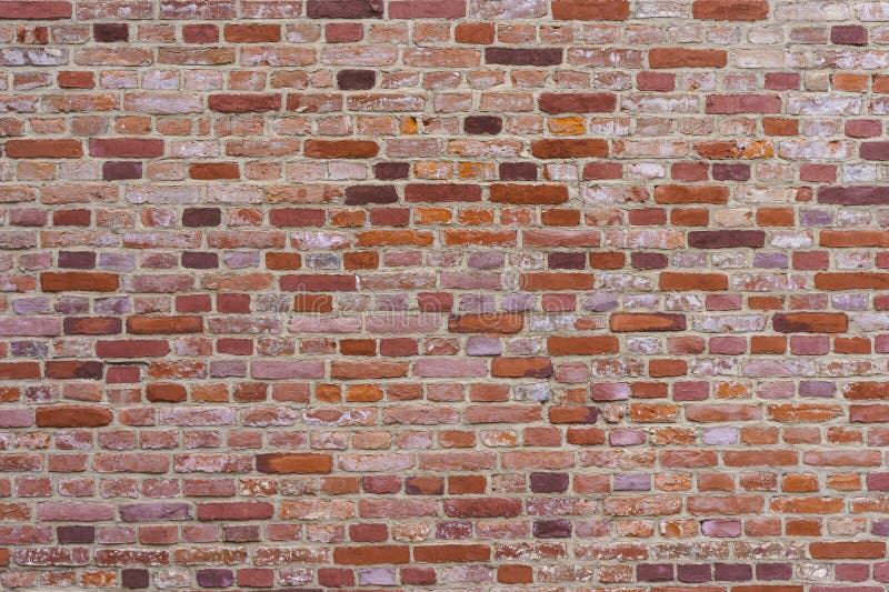 Old Brick Wall. Brickwork from an Old Brick in a Rustic Style Stock ...