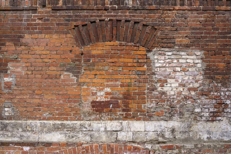 Old Brick Wall. Brickwork from an Old Brick in a Rustic Style Stock ...
